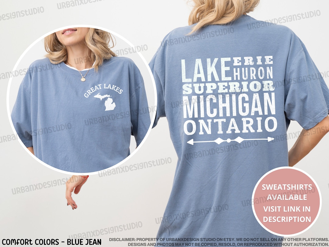 Great Lakes Shirt, Michigan Great Lakes, Michigan Shirt, up North Shirt ...