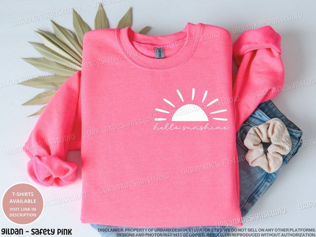 Hello Sunshine Sweatshirt, Beachy Sweatshirt,beachy Hoodie,beach ...