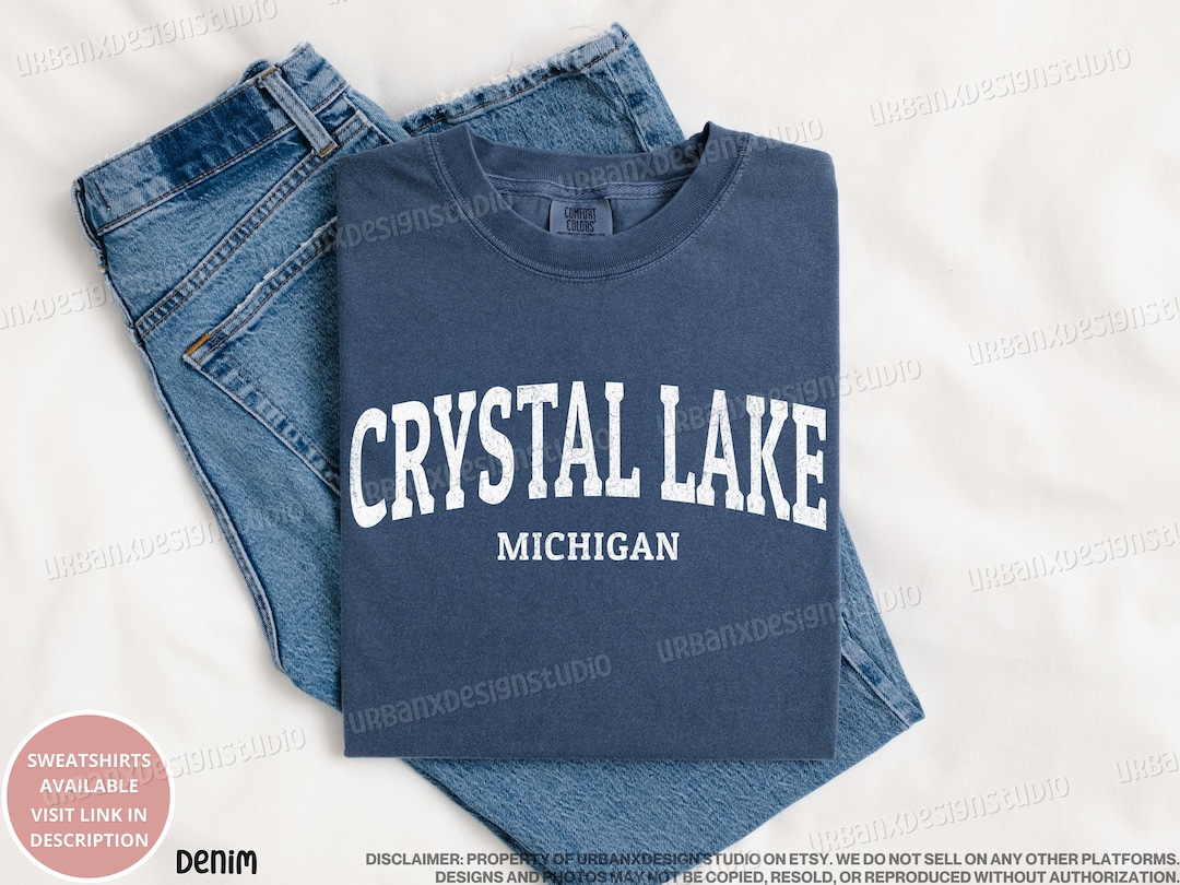 Crystal Lake Shirt, Crystal Lake Tshirt, Crystal Lake Michigan ...