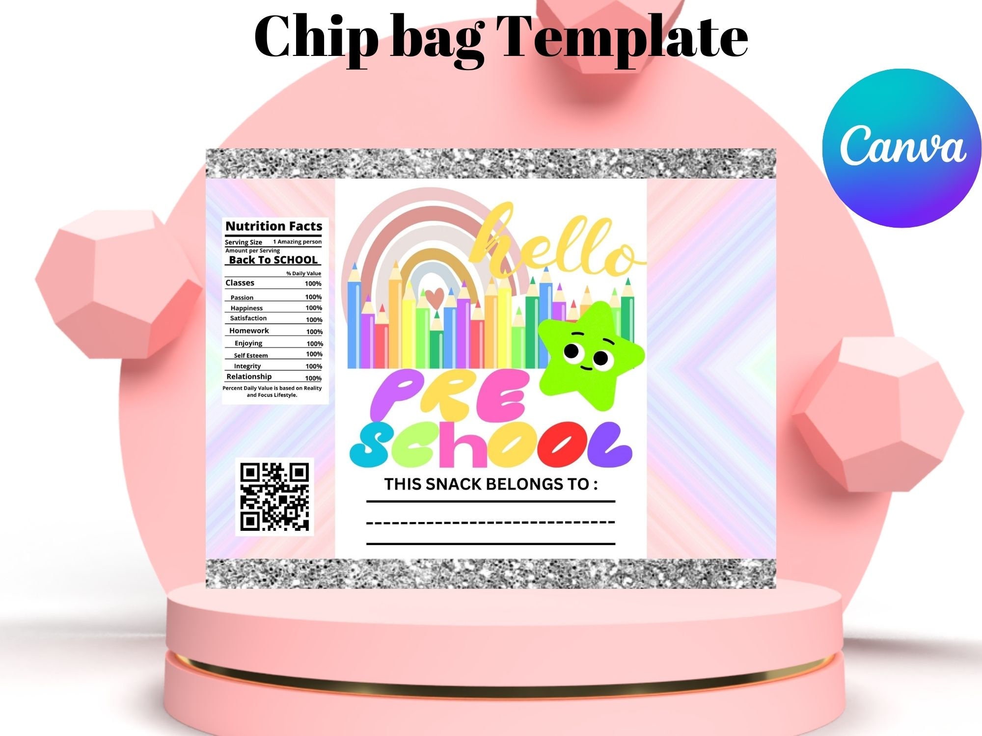 Welcome Back to School Gift From Teacher Welcome Bags | Ready to Edit ...