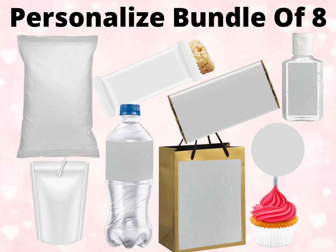 Custom Party Bundle Set, Custom Party Favors, Custom Birthday Labels ...