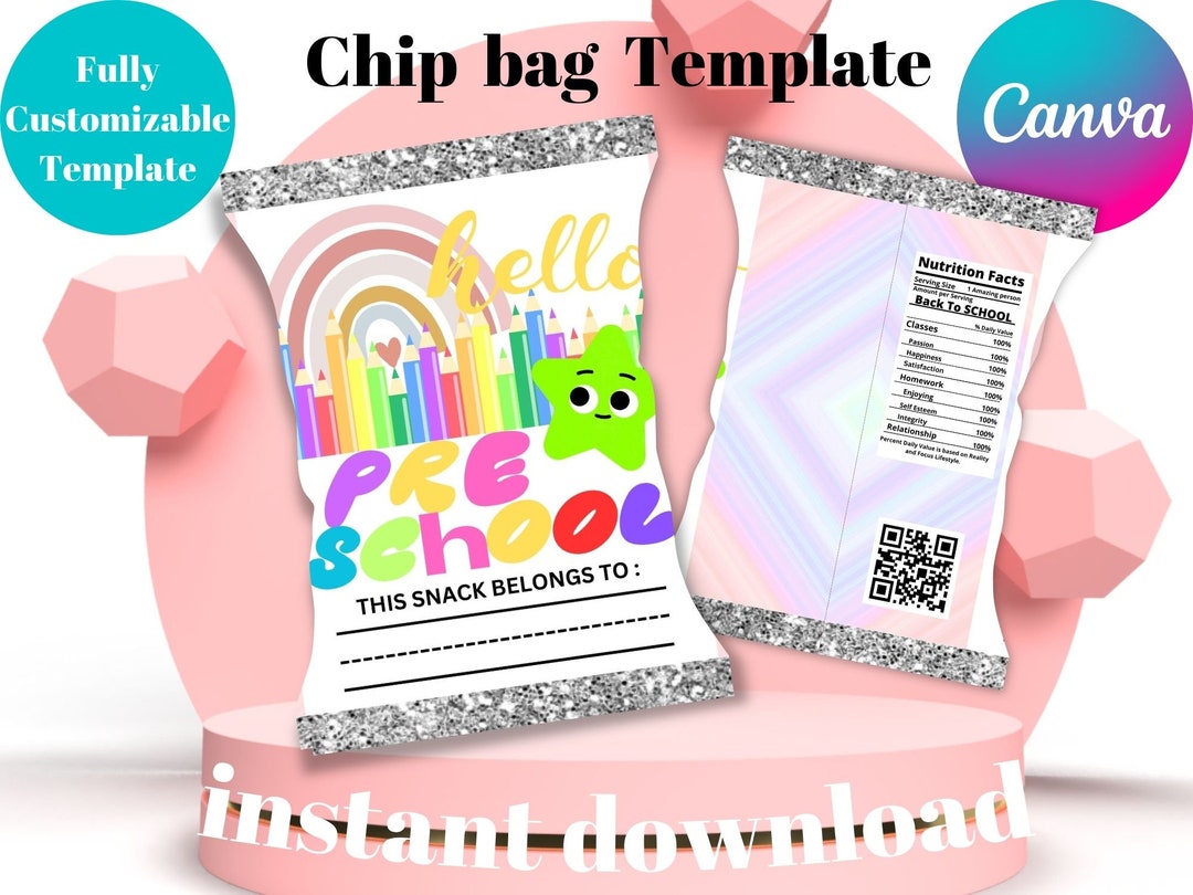 Welcome Back to School Gift From Teacher Welcome Bags | Ready to Edit ...