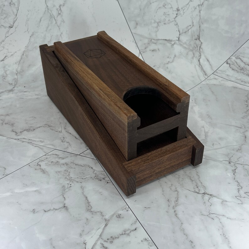 Wood Dice Tower - Etsy