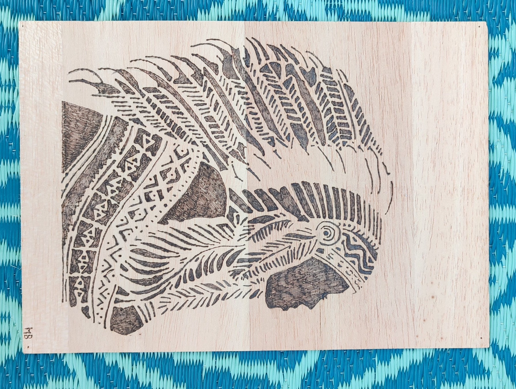 Pyrogravure sur bois A4 décoratif et personnalisable, gravure, arts ...