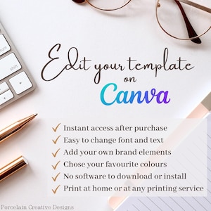 Editable Gift Certificate Template, Printable Gift Voucher, Editable ...