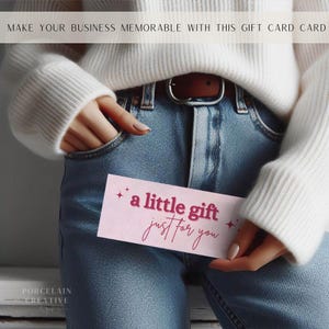 Pink Editable Gift Certificate Template, Printable Gift Voucher ...