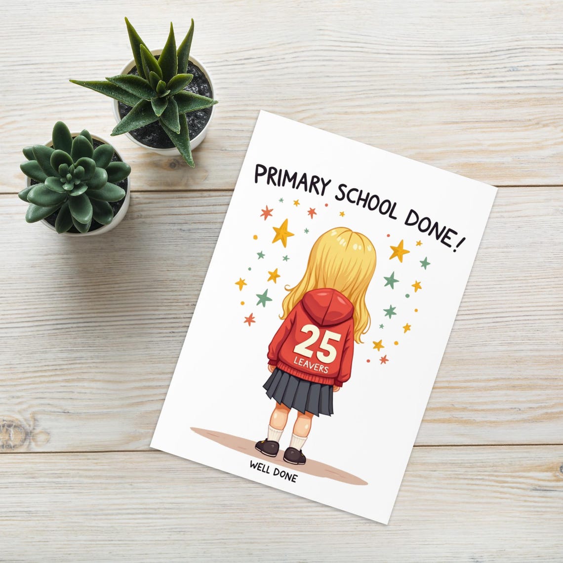 2025 Leavers Card, End of Year 6, Card for School Leaver, Primary ...