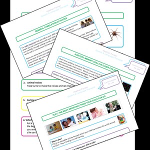 Speech & Language Therapy Activity and Info Sheets to Help Develop Your ...