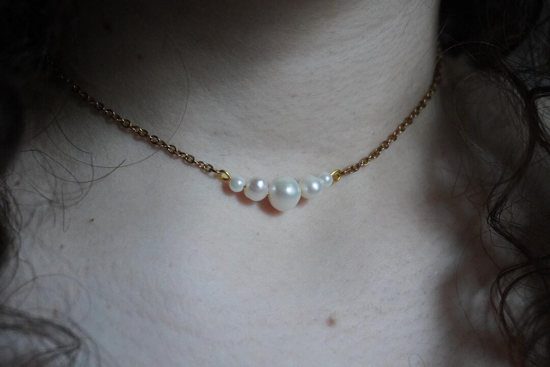 River Pearl Choker Necklace – Elina Barbie Fairytopia – Pearl Choker ...