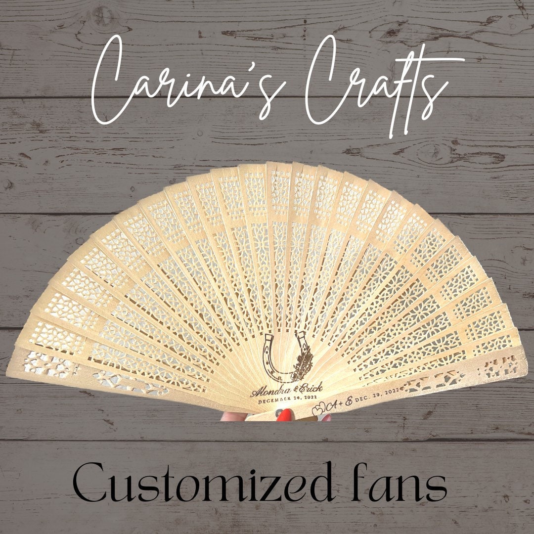 Custom Quinceañera Hand Fans - Etsy