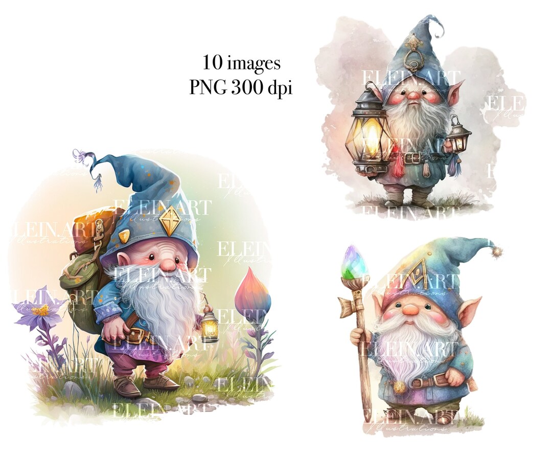 Magical Clipart, Gnome Images, Gnome PNG, Gnome Digital, Gnome Clipart ...