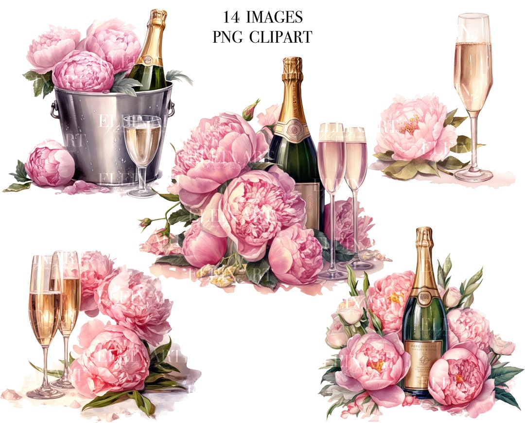 Birthday Clipart Watercolor, Wedding Clipart, Celebration Clipart ...