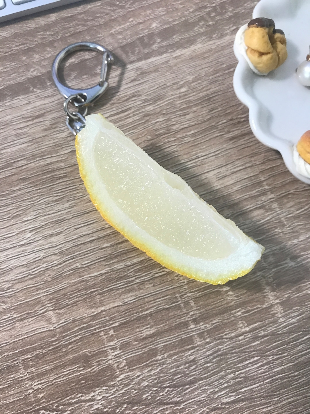 Lemon Keychain B+kawaii Keychain+cute Keychain+fruit Keychain+unique ...
