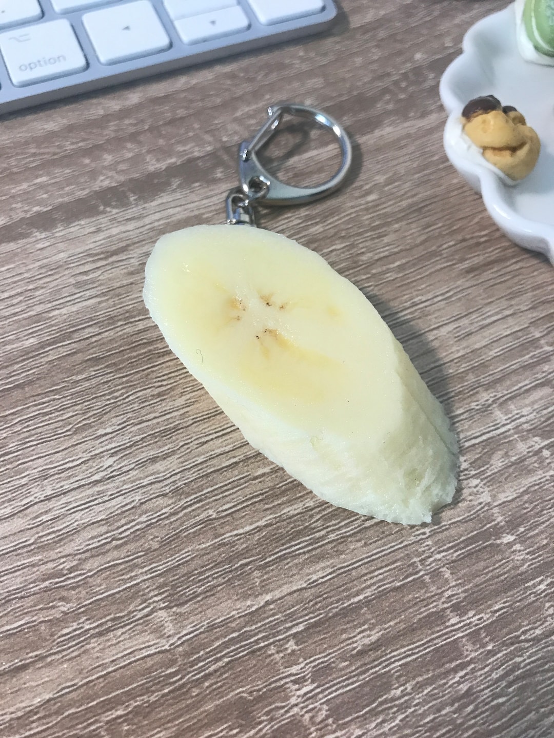 Banana Keychain,kawaii Keychain,cute Keychain,fruit Keychain,banana ...