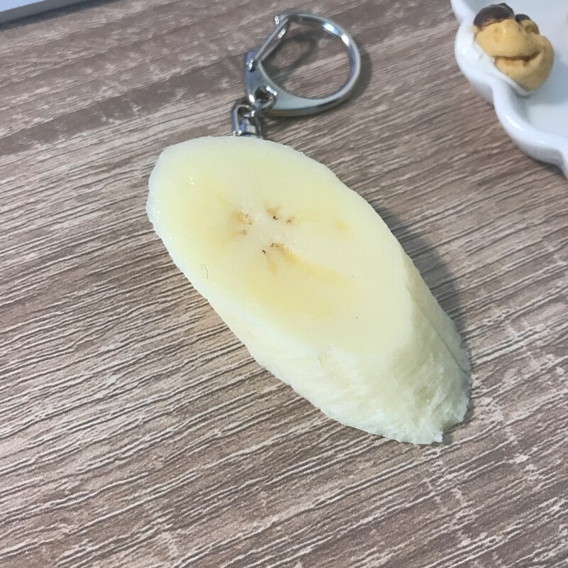 Banana Keychain - Etsy