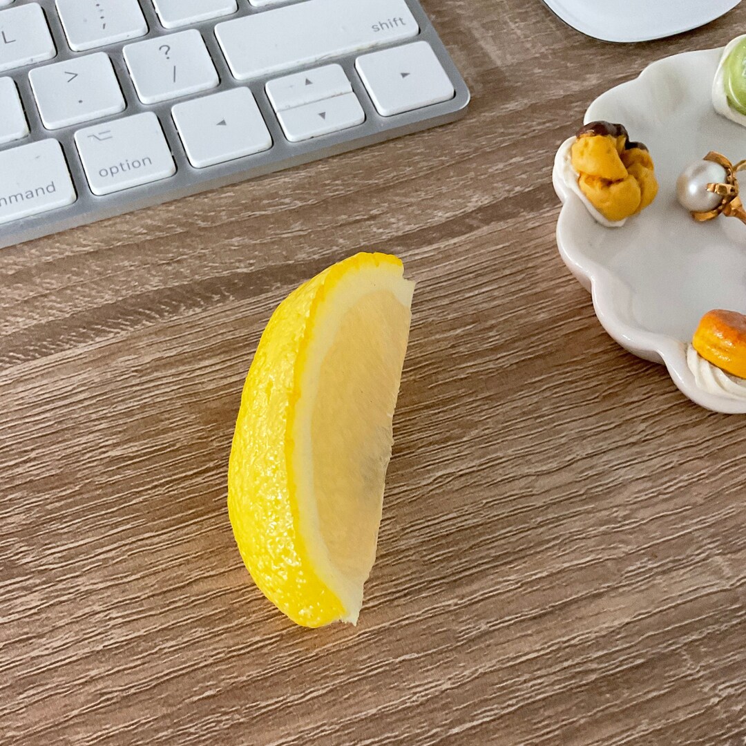 Lemon Slice Magnet: Handmade Kawaii Fridge Decor - Etsy