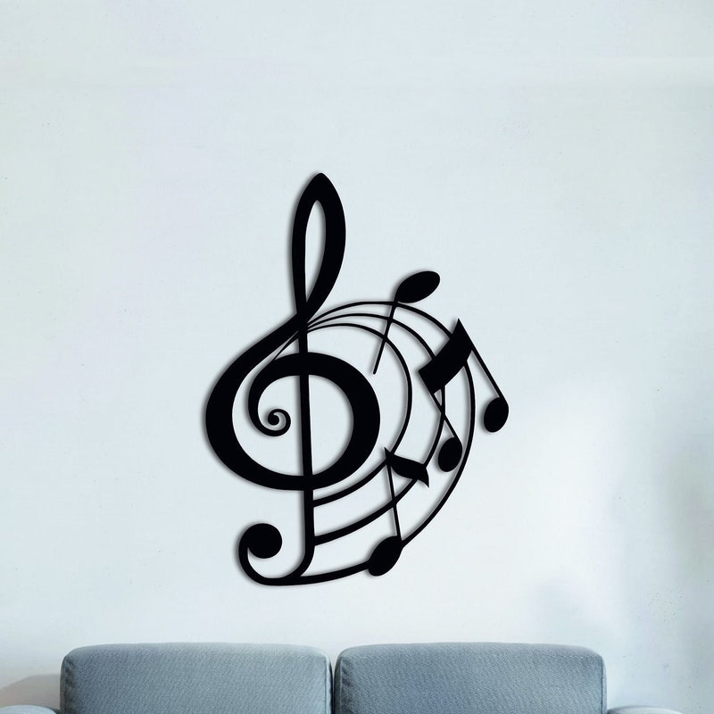 Music Note Wall Art - Etsy