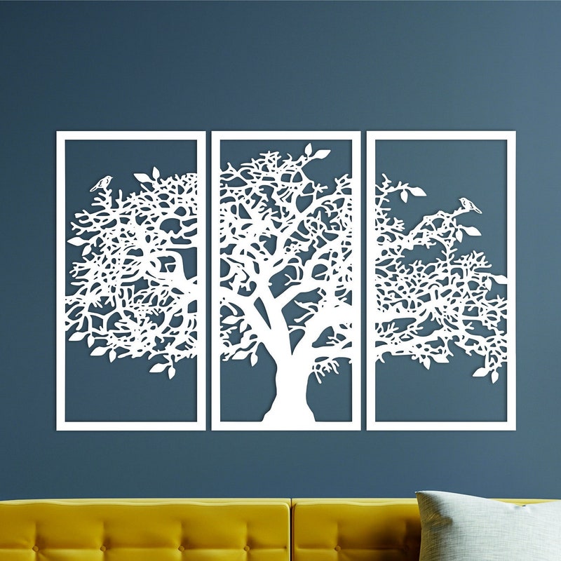 Metal Trees Panel - Etsy