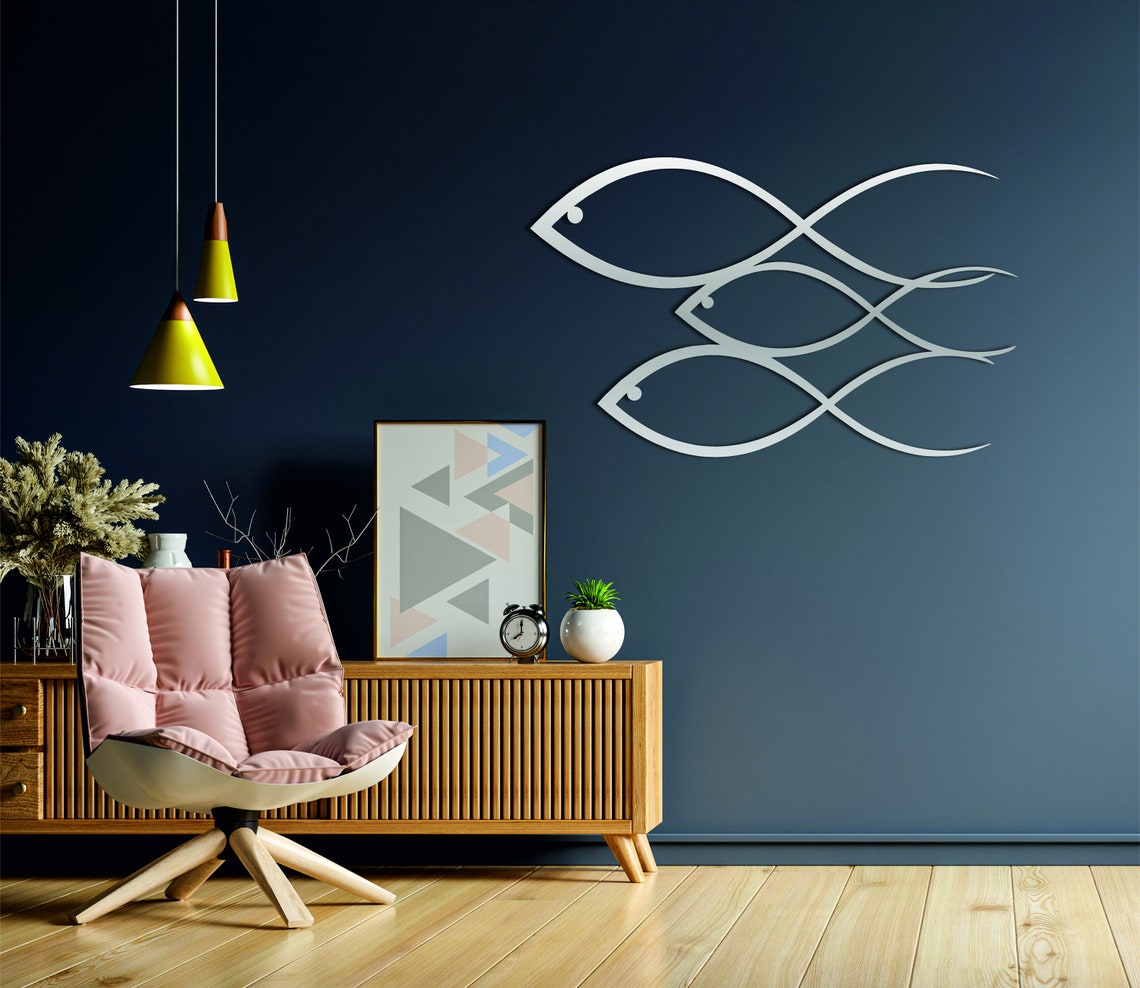 Fish Wall Art, Fish Home Decor, Fish Wall Decor, Metal Fish Wall Decor ...