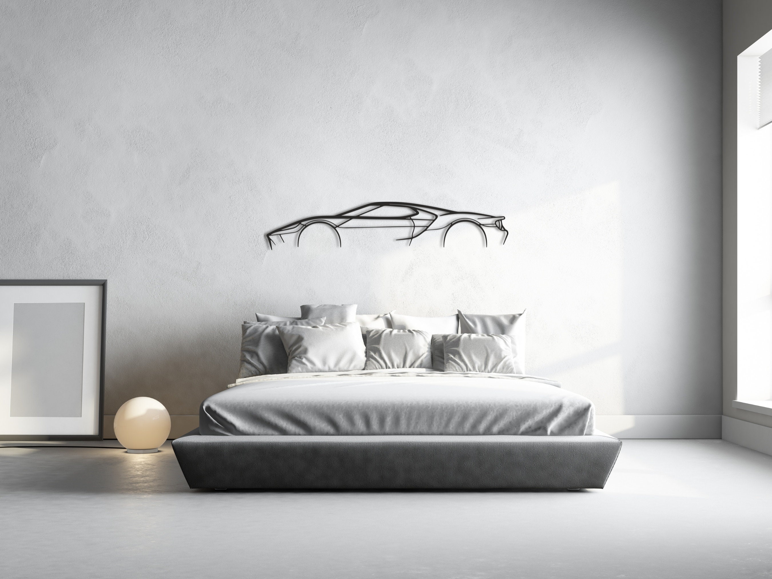 GT Mk2 Silhouette Metal Wall Art, GT Mk2 Silhouette, GT Mk2 Sign, Metal ...