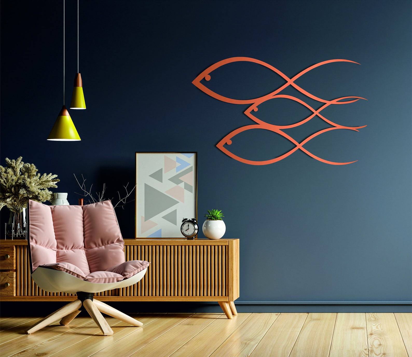 Fish Wall Art, Fish Home Decor, Fish Wall Decor, Metal Fish Wall Decor ...