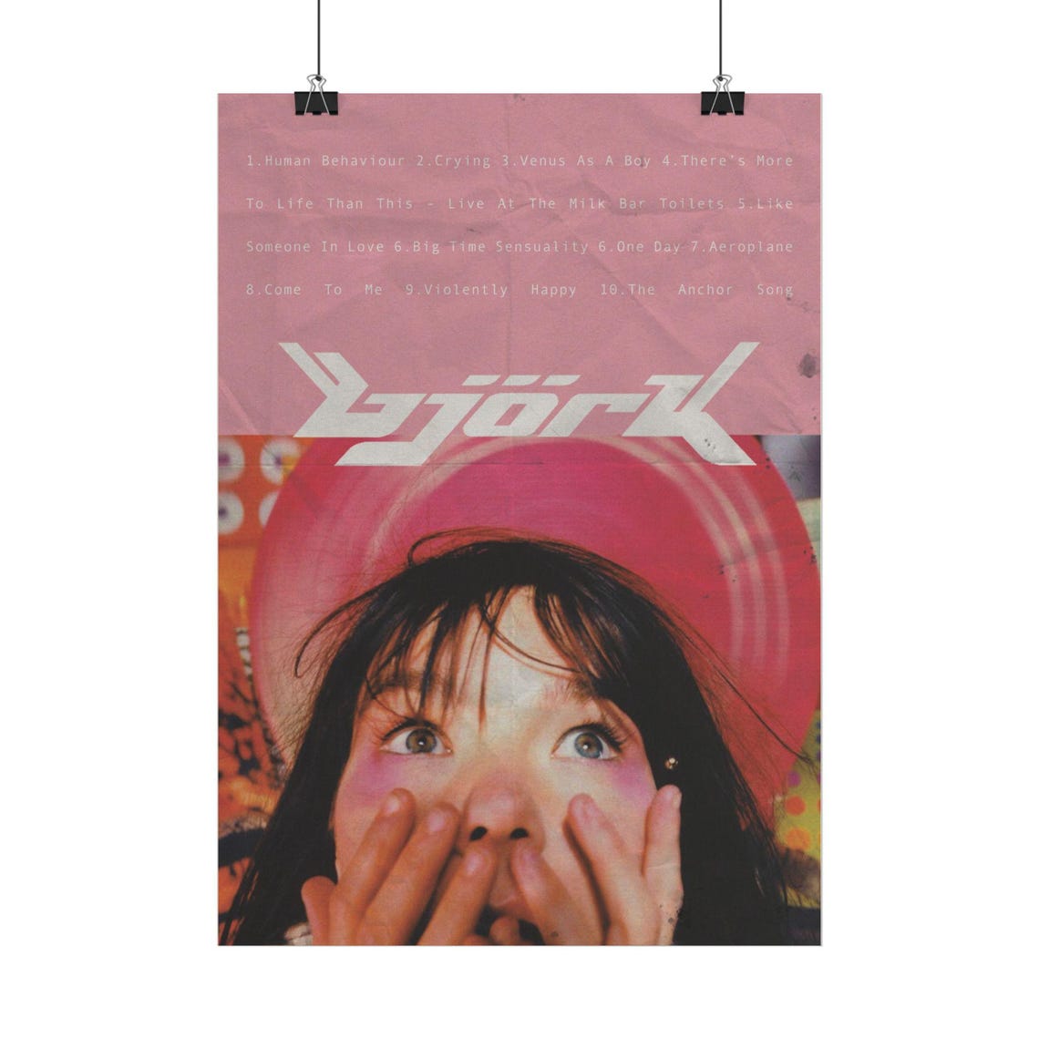 Björk Album Cover Art Poster: Vintage Style Music Decor - Etsy