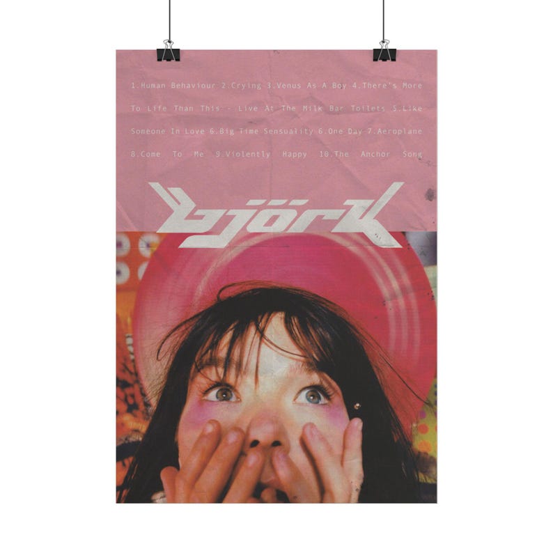 Björk Album Cover Art Poster: Vintage Style Music Decor - Etsy