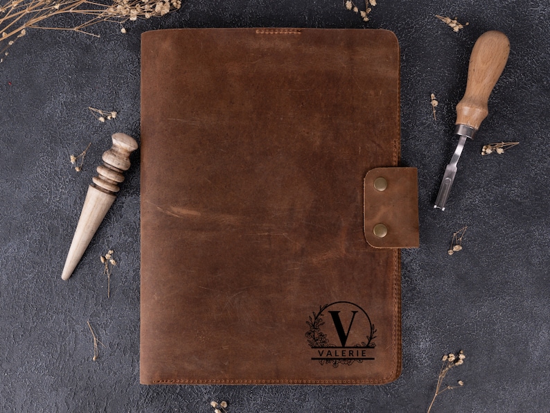 Business Leather Portfolio Handmade Leather Document - Etsy