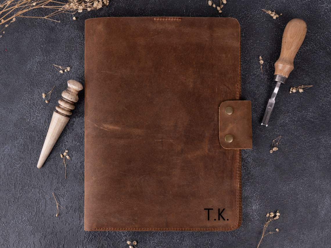 Business Leather Portfolio Handmade Leather Document - Etsy
