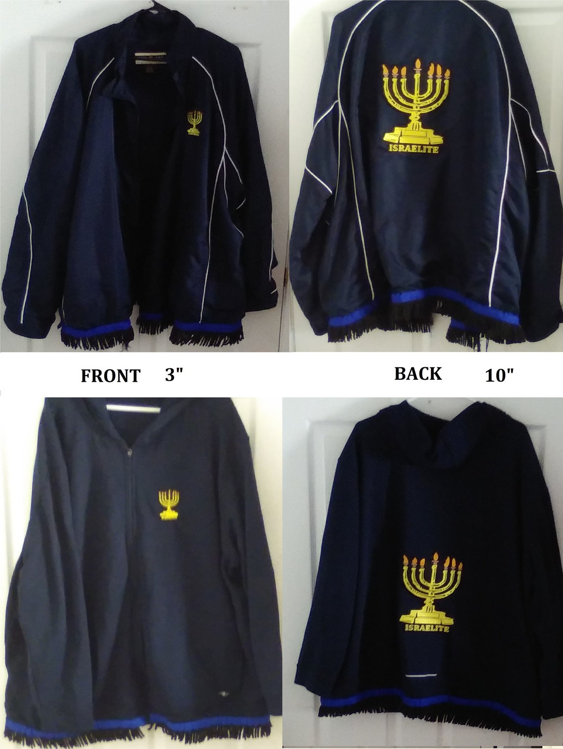 Menorah Israelite Patch 10 ALSO 3 That You Can Sew - Etsy