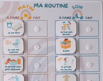 Routine enfant matin et soir - Etsy France