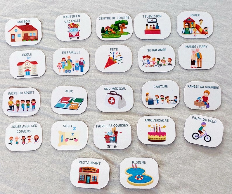 Semainier Planning Enfant Grand Format - Etsy France