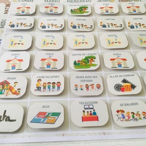 Semainier Planning Enfant Grand Format - Etsy France