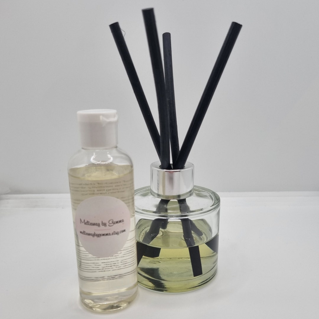 Reed Diffuser Refill Bottle & Fibre Reeds. Refil Diffuser Bottles. 100ml. Vegan Friendly ...