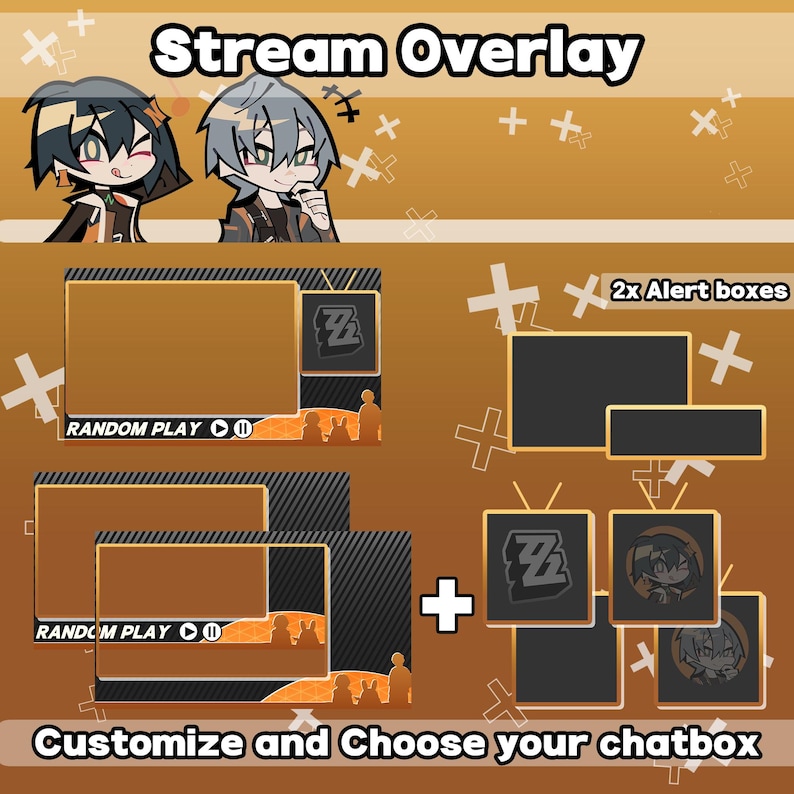 ZZZ Random Play | Twitch | Stream Overlay | - Etsy