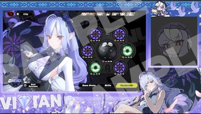 Vivian Banshee | Twitch | Stream Overlay | - Etsy