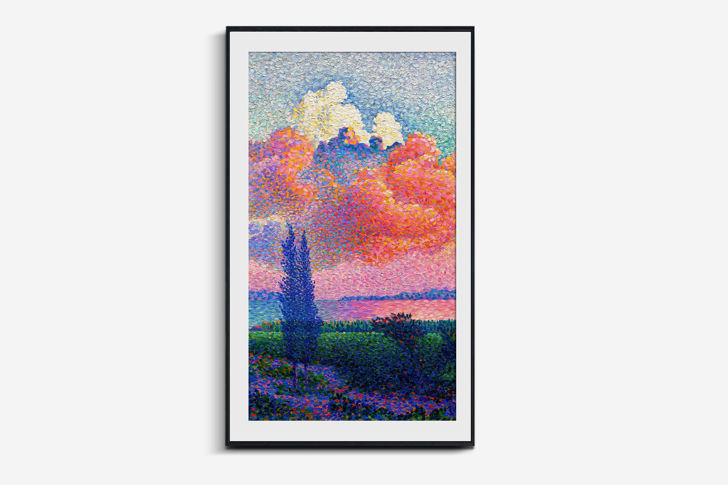 FRAME TV VERTICAL Art Set of 35, Famous Artworks Frame Tv Vertical Art ...