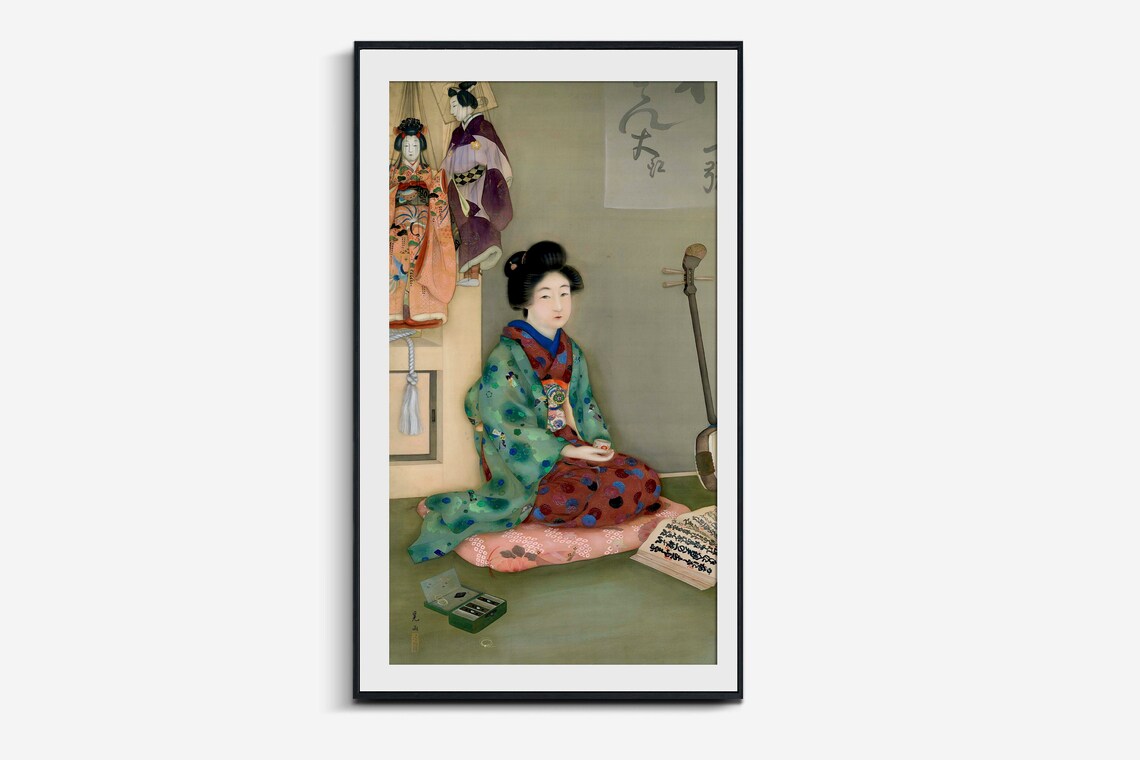 VERTICAL Japanese Samsung Frame Tv Art Bundle, Set of 25 Japanese Art ...