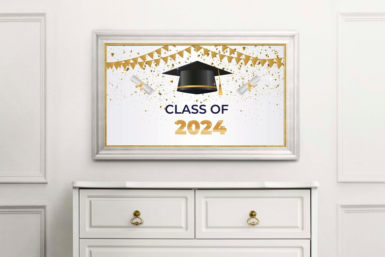 Class of 2024 Frame Tv Art, Graduation Samsung Frame Tv Art, Graduation ...