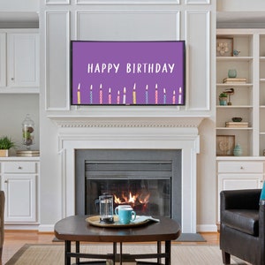 Happy Birthday TV Background Samsung Frame Tv Art, Happy Birthday Art ...