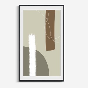 FRAME TV VERTICAL Art Set of 30, Abstract Modern Frame Tv Vertical Art ...