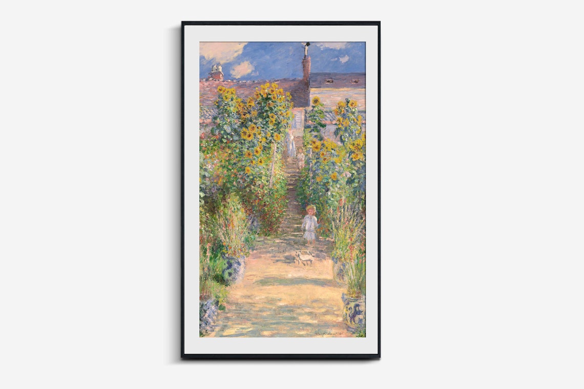 FRAME TV VERTICAL Art Set of 35, Famous Artworks Frame Tv Vertical Art ...