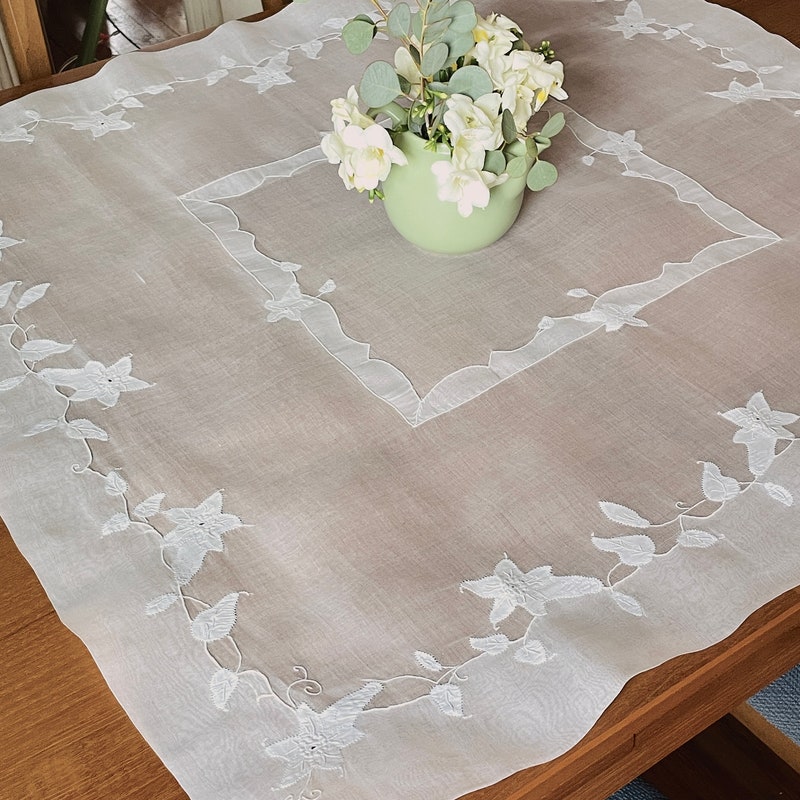 Applique Tablecloth - Etsy