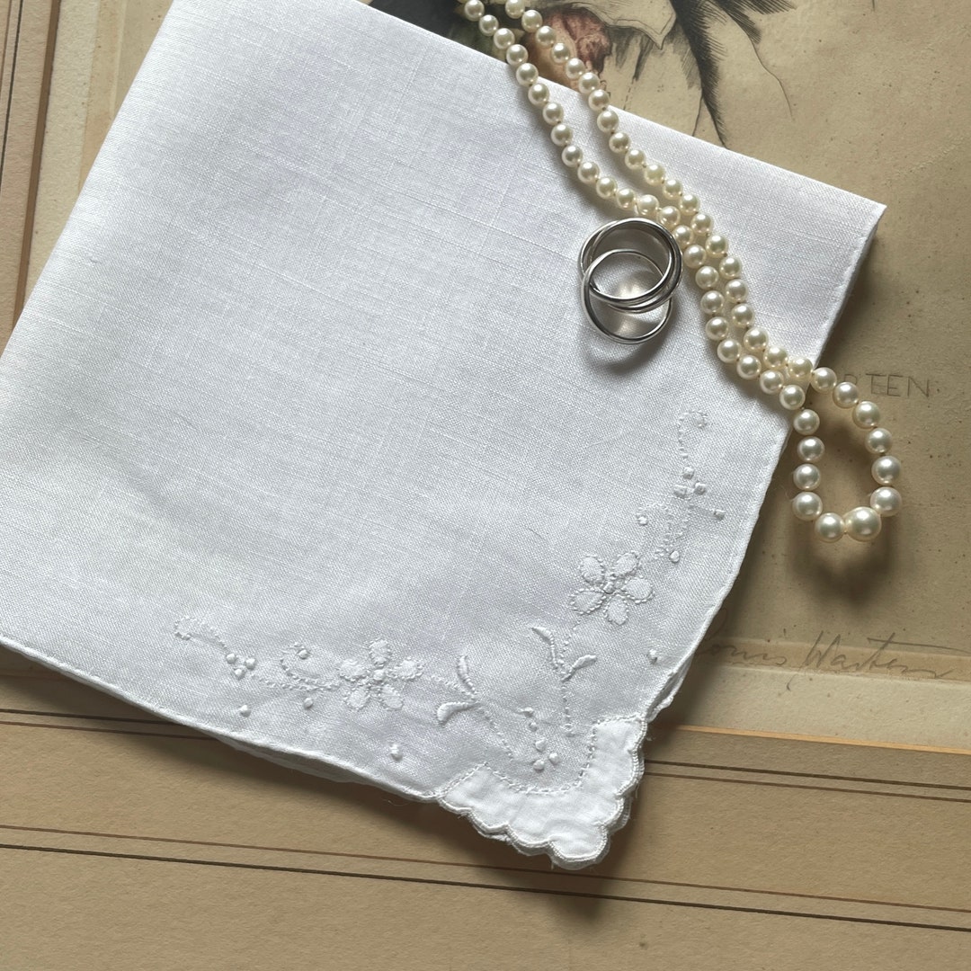 Vintage Heirloom Linen Hanky All Hand Made With Embroidery - Etsy