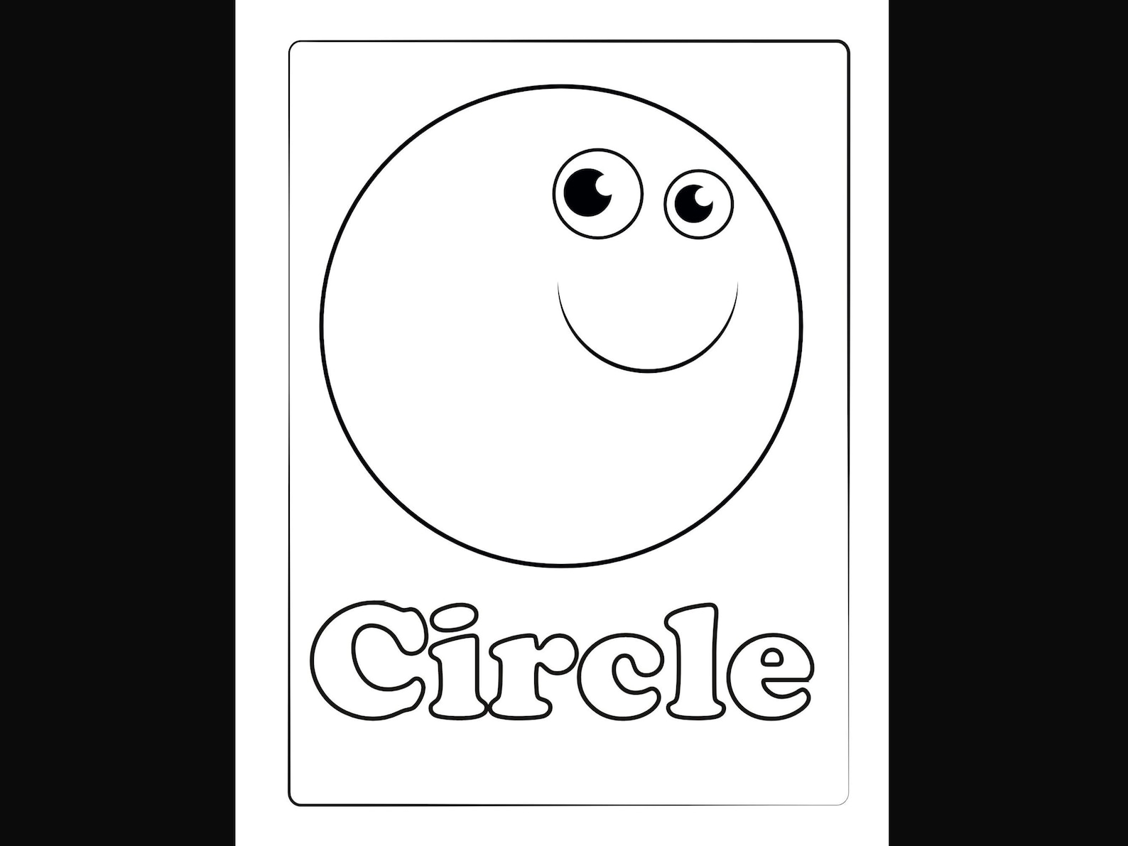 Coloring Pages for Toddlers, Preschool and Kindergarten, Coloring ...