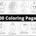 Coloring Pages for Toddlers, Preschool and Kindergarten, Coloring ...