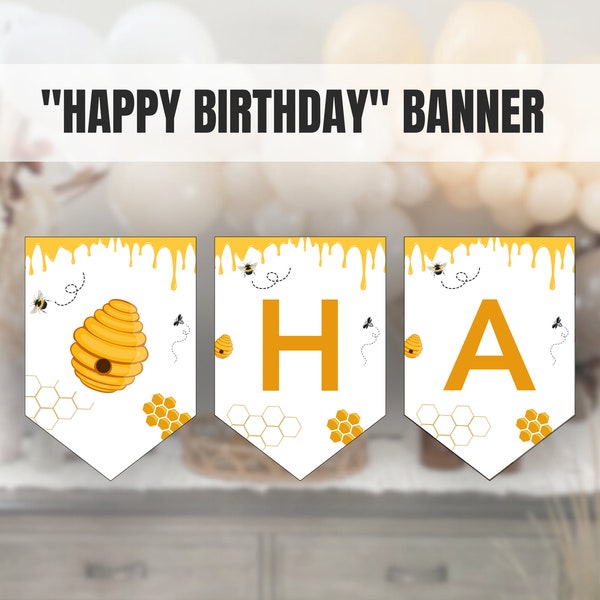 Bee Birthday Decorations - Etsy