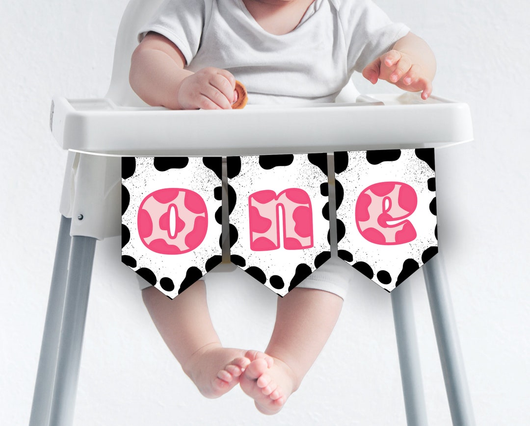 Printable Holy Cow High Chair Banner Holy Cow Party Decorations ...