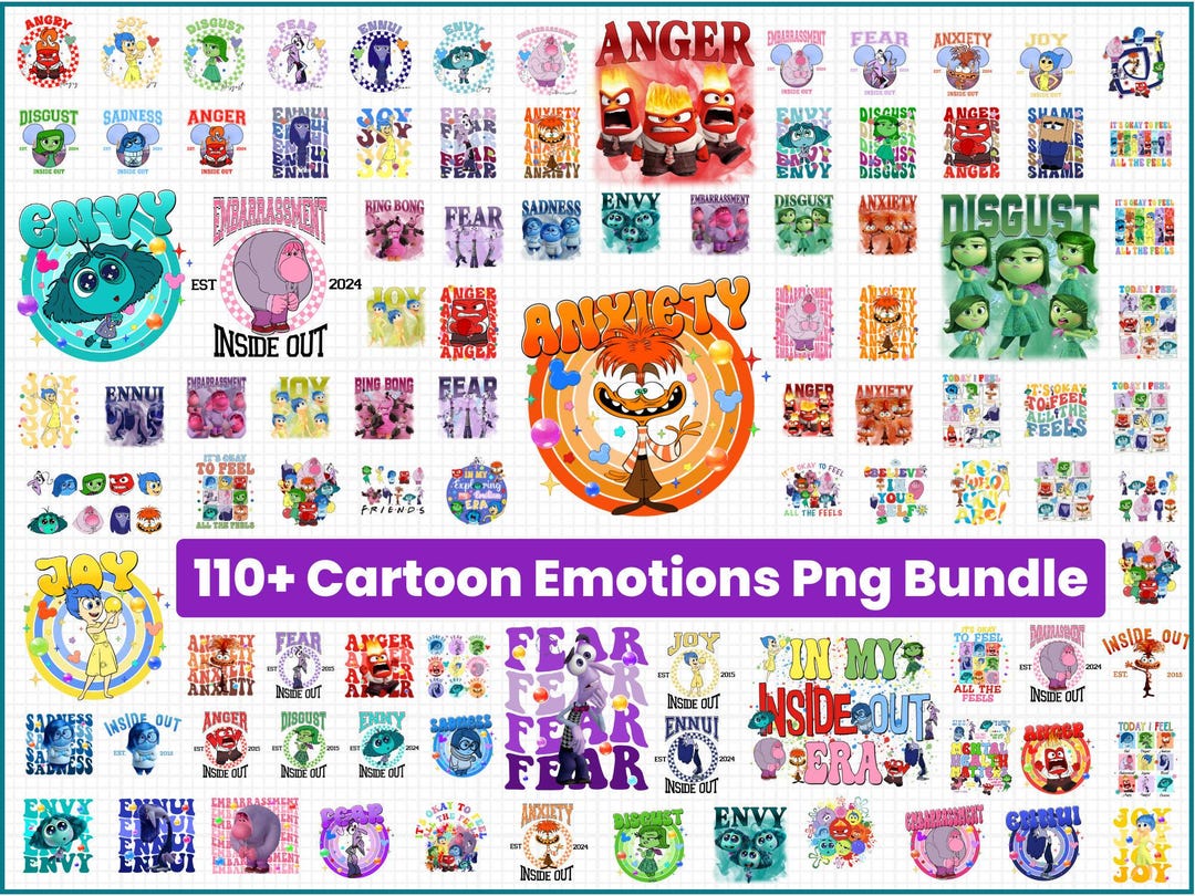 110+ Cartoon Emotions Friends Png, It's Okay to Feel All the Feels Png ...