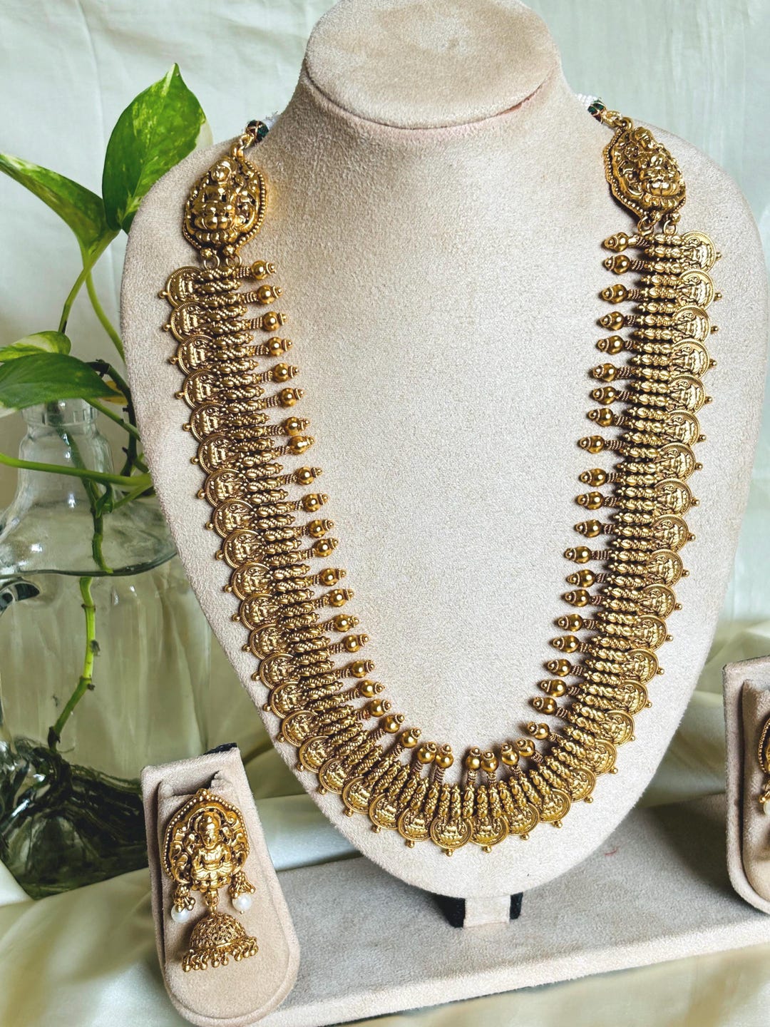 Temple Haar|gold Plated Haar|long Temple Haar|south Indian Jewellery ...